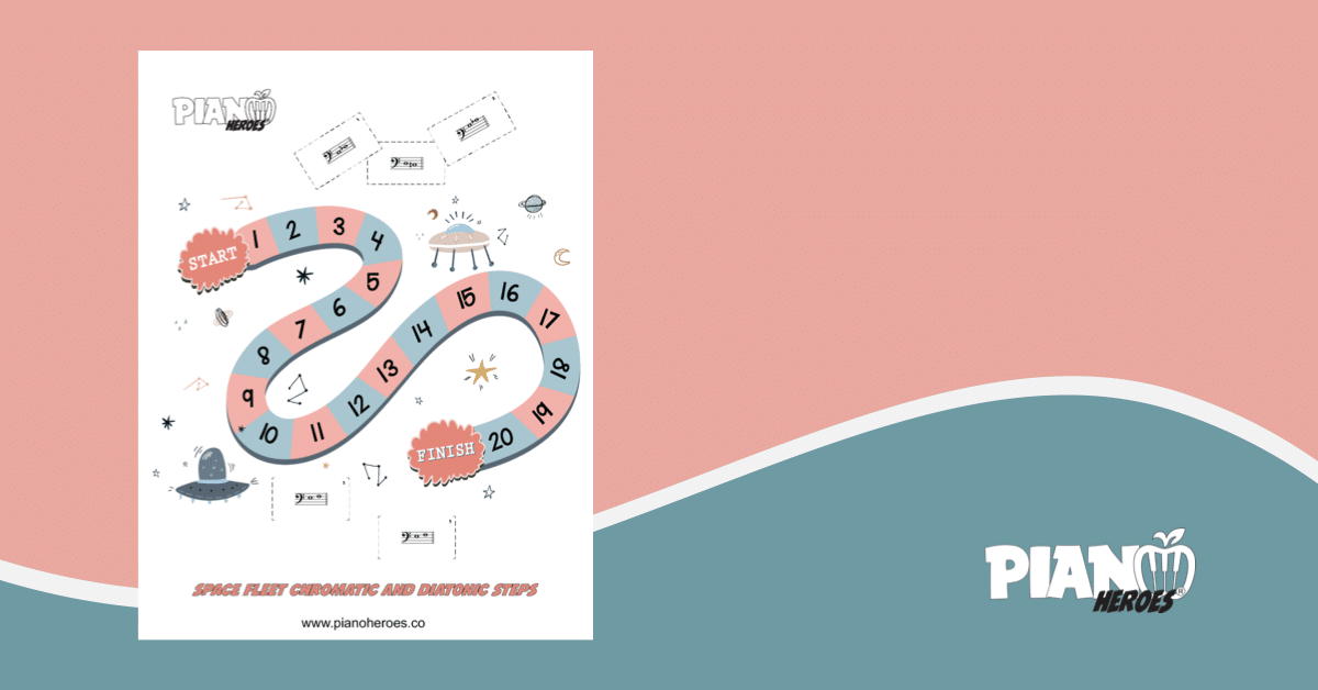 Space Fleet Chromatic and Diatonic Steps - Piano Heroes | Piano ...