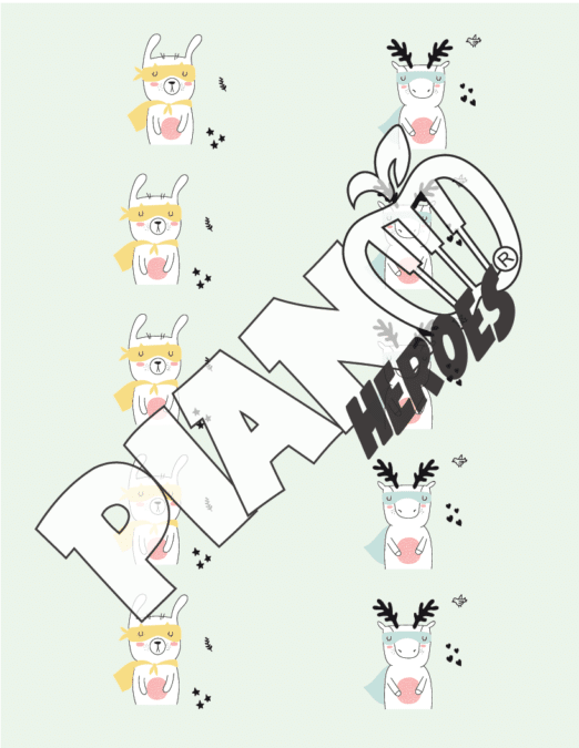 Superhero Major 3rd and Minor 3rd - Piano Heroes | Piano Teaching Resources