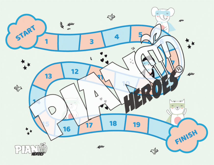 Superhero Major 3rd and Minor 3rd - Piano Heroes | Piano Teaching Resources