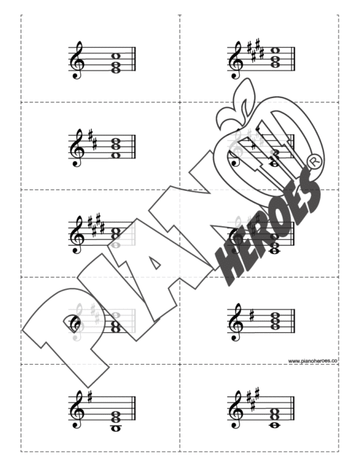 Halloween Gnome Chords - Piano Heroes | Piano Teaching Resources