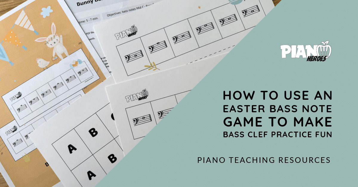How to Use an Easter Bass Note Game to Make Bass Clef Practice Fun ...
